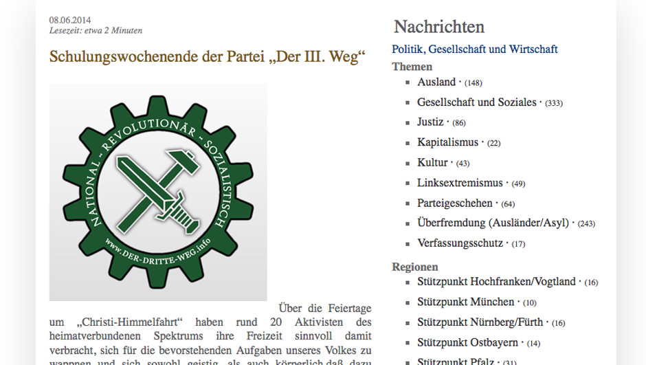 KONTEXT:Wochenzeitung - Ausgabe 177 - Vom Verfassungsschutz vergessen